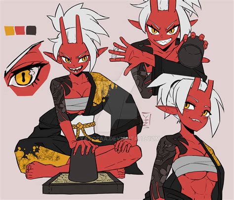 Oni Bakuchi By Yatozaa On Deviantart