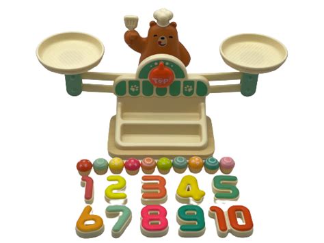 아기곰 숫자학습 저울놀이 신규장난감 강릉시 장난감도서관