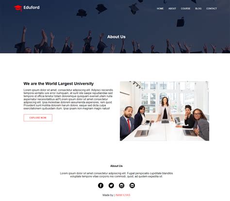 Github Inaamilyaseducation Website This Is An Education Responsive