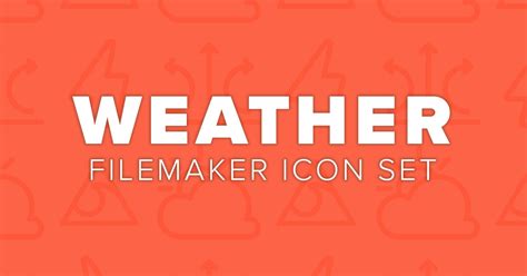 Weather Filemaker Icon Set — Pk Information Software And Business