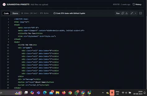 sunanditha pinisetti on linkedin prodigy web development task 3