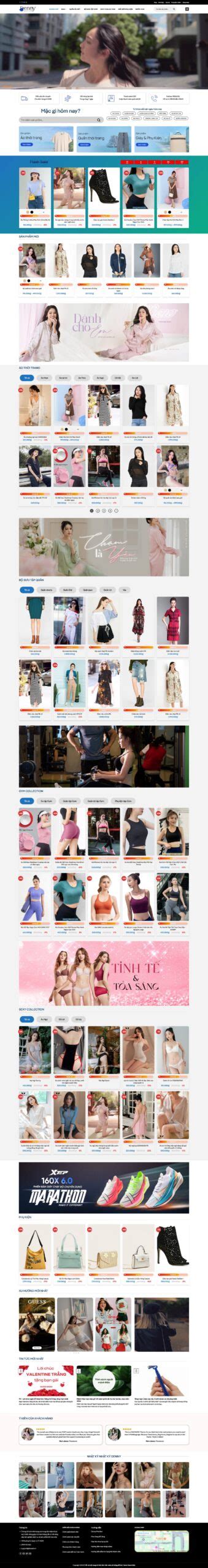 Source Code Mẫu Website Bán Thời Trang Quần áo 35 Chuẩn đẹp 2025 Themevip Source Code Mẫu