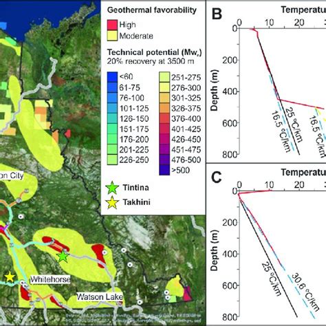A Primary Geothermal Exploration Areas In Yukon Territory After Download Scientific Diagram