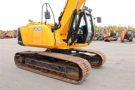 Jcb Js 160 Lc Pyörittäjä Luiskakauha Rasvari Crawler Excavators Construction Equipment