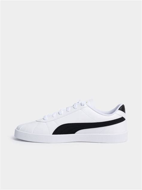 Mens Puma Club Ii Whiteblack Sneaker Bash