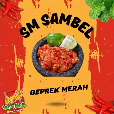 Jual Sm Sambel Geprek Merah Cabemerah Raja Pedes Rajanya Sambel Shopee Indonesia