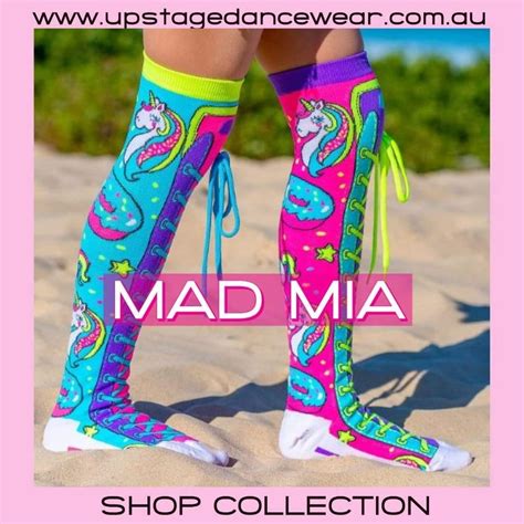 Mad Mia Socks Fun Crazy Socks Upstage Dancewear And Costume Factory