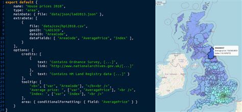 The Layer Markup Left And The Generated Layer On The Map Right Download Scientific Diagram