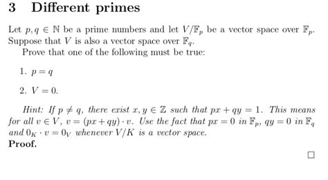 Solved 3 Different Primes Let P Q E N Be A Prime Numbers