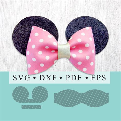 Mickey Mouse Bow Cut Outs