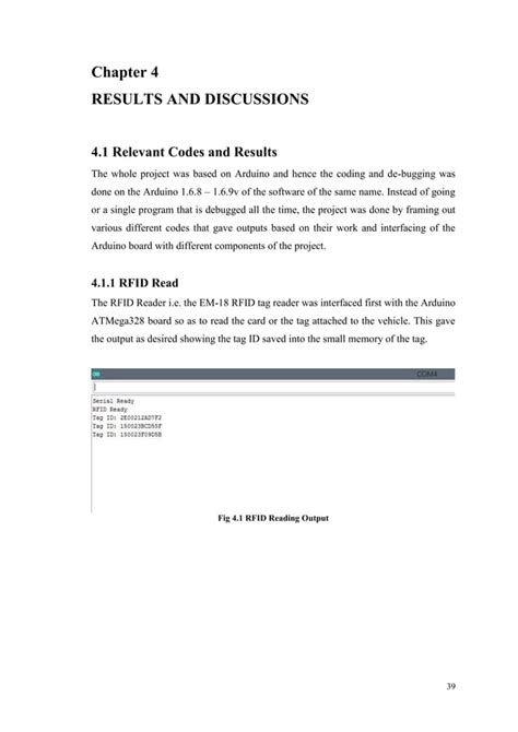 Project Report Rfid Based Automated Toll Collection System Using Arduino Amity University Pdf