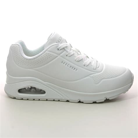 Skechers Uno Stand Air W White Womens Trainers 73690
