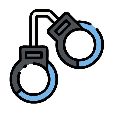 Handcuffs Icon Illustration Vector Art At Vecteezy