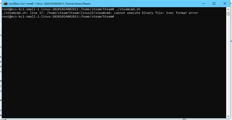 Steamcmd Client Can Not Running · Issue 7428 · Valvesoftwaresteam For