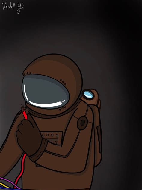 Among Us Brown Humanized Fan Art