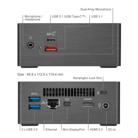 Mini Pc Gigabyte Brix Core I Mexx Computaci N