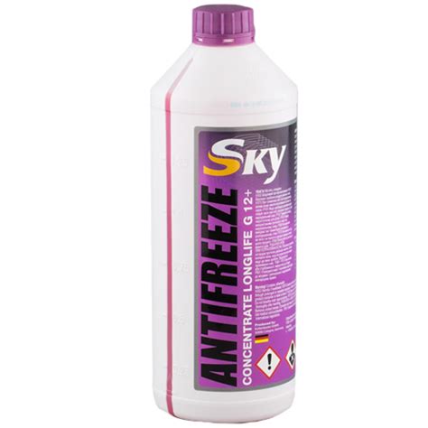 Антифриз концентрат фиолетовый 1 5л G12 37 С SKY 3820000090 G12