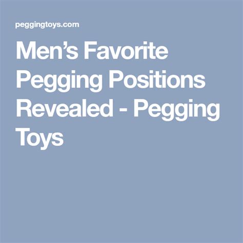 Pin On Mens Pegging Position Revealed