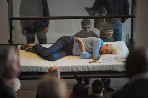 Actress Sleeps In Box Tilda Swinton Brings The Maybe Art