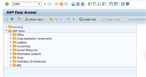 Sap Tech Vofm Routines Introduction