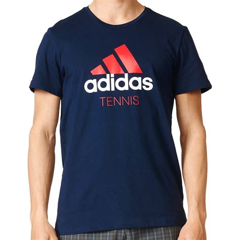 Adidas Graphic Mens Tennis Tee Navy
