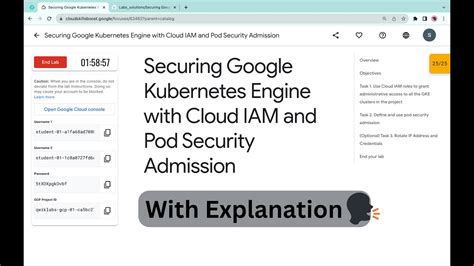 Securing Google Kubernetes Engine With Cloud IAM And Pod Security Admission Qwiklabs