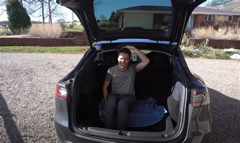 7 Seat Tesla Model Y With Third Row Seats Added Lets See How They Fit