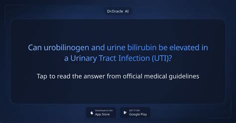 Can Urobilinogen And Urine Bilirubin Be Elevated In A Urinary Tract
