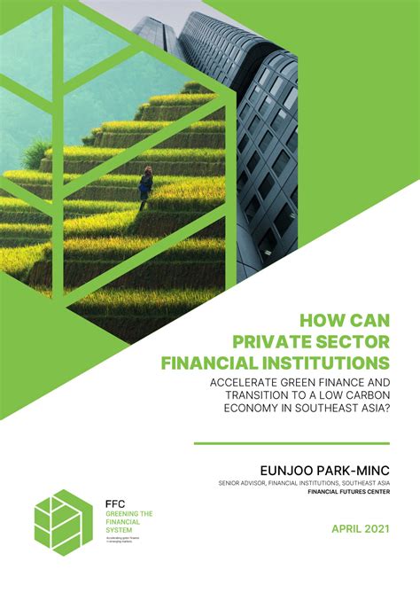 How Can Private Sector Financial Institutions Accelerate Green Finance
