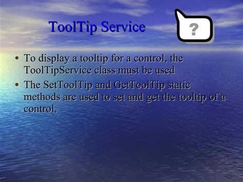 Creating Tooltip Using Silverlight20 Ppt