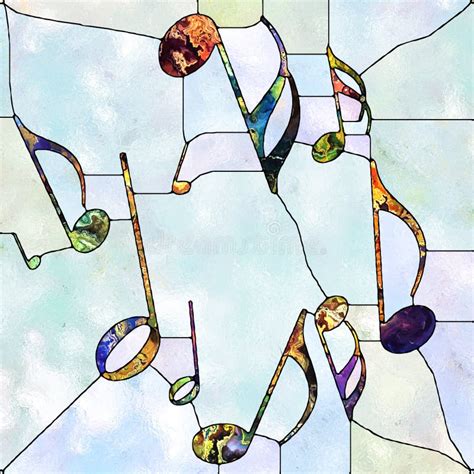 Lights Of Stained Glass Stock Illustration Illustration Of Fragmented