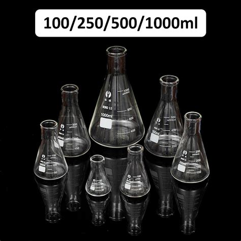 Erlenmeyer Flask 100 1000ml For Lab Chemical Equipment Lazada Ph