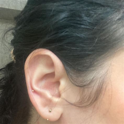14k Solid Gold Spike Cone Rook Piercing Eyebrow Piercing Belly Button