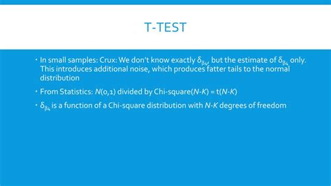 ppt tests of hypothesis in linear regression models powerpoint