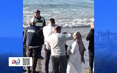 🔥بحر طنجة يلفظ جثة شاب فيديو