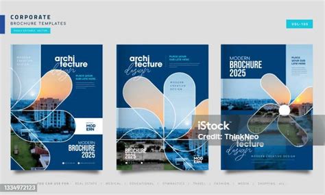 Template Desain Sampul Buku Perusahaan Di A4 Ilustrasi Stok Unduh