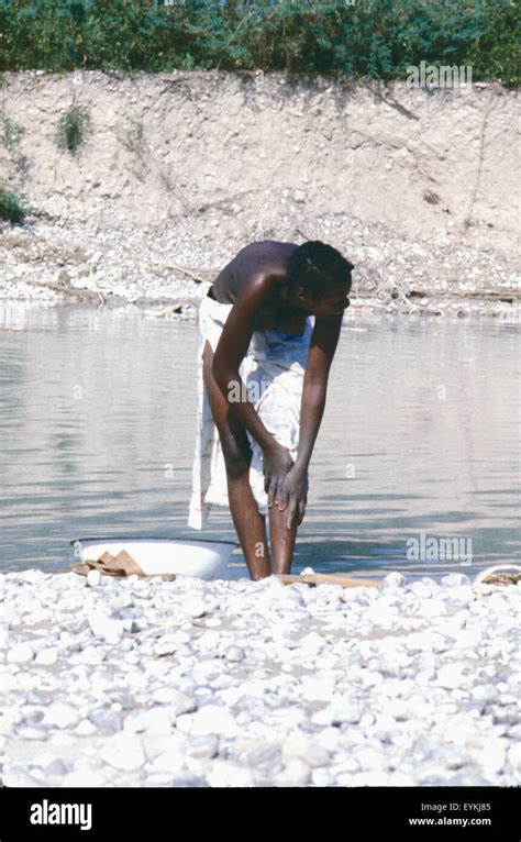 Haitian Women Bathing