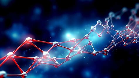 Premium Ai Image An Illustration Of A Network Of Molecules Forming A Chainlike Structure