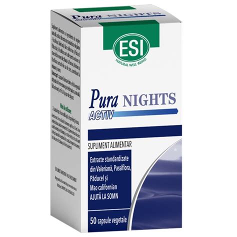 Pura Activ Night 50 Tablete Esi Spa Dr Max Farmacie