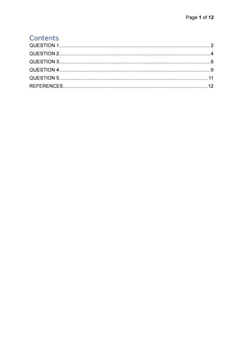 Risk Modelling Project Contents Question Studocu