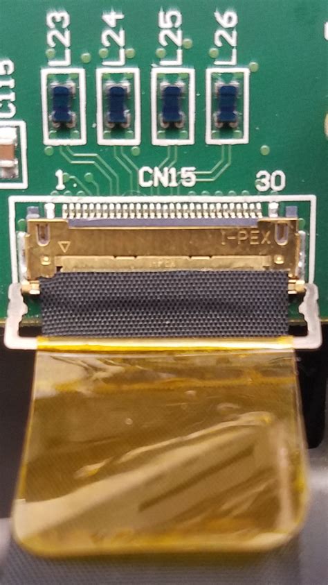 What Type Of Cableconnector Is This 30 Pin Lcd Display Cable