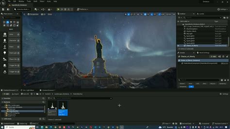 create blueprint actor from static mesh in content browser and outliner