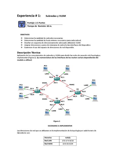 Subredes Y Vlsm Pdf Dirección Ip Protocolos De Red