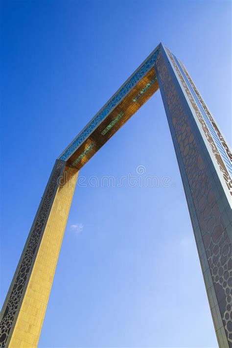 Popular Sightseeing And Attraction Building Known As Dubai Frame Uae