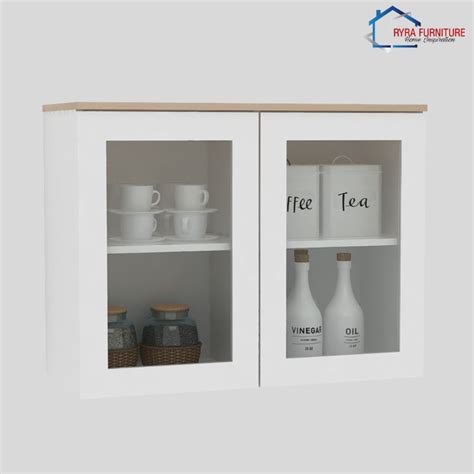 Jual RAK GANTUNG DAPUR RAK DINDING FULL PINTU KABINET GANTUNG DAPUR LINUS KWU G PIRA