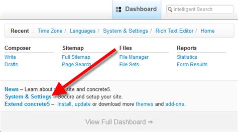 Adjusting The Rich Text Editor Settings In Concrete5 Web Hosting Hub