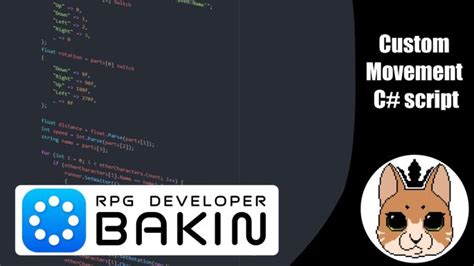 Plugin Custom Movement PawCreator RPG Developer Bakin Athenaeum