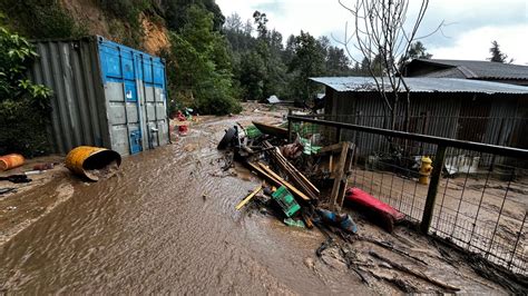Sistema Frontal Deja 1314 Damnificados Más De 10 Mil Viviendas