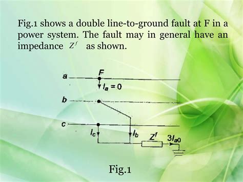 Double Line To Ground Fault Analysis PPTX
