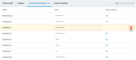 Adding Context Parameters To The Script